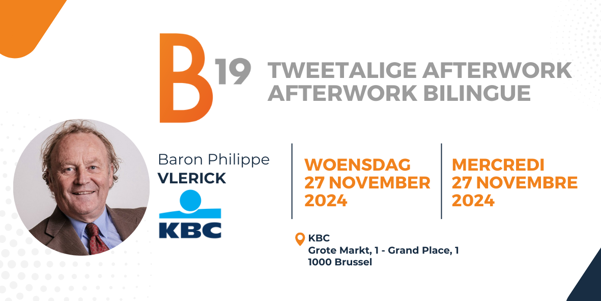 Tweetalige afterwork/Afterwork bilingue - Baron Philippe Vlerick - B19
