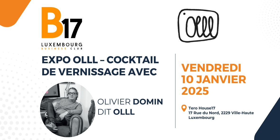 Expo OLLL – Cocktail de vernissage avec l’artiste Olivier Domin - B19