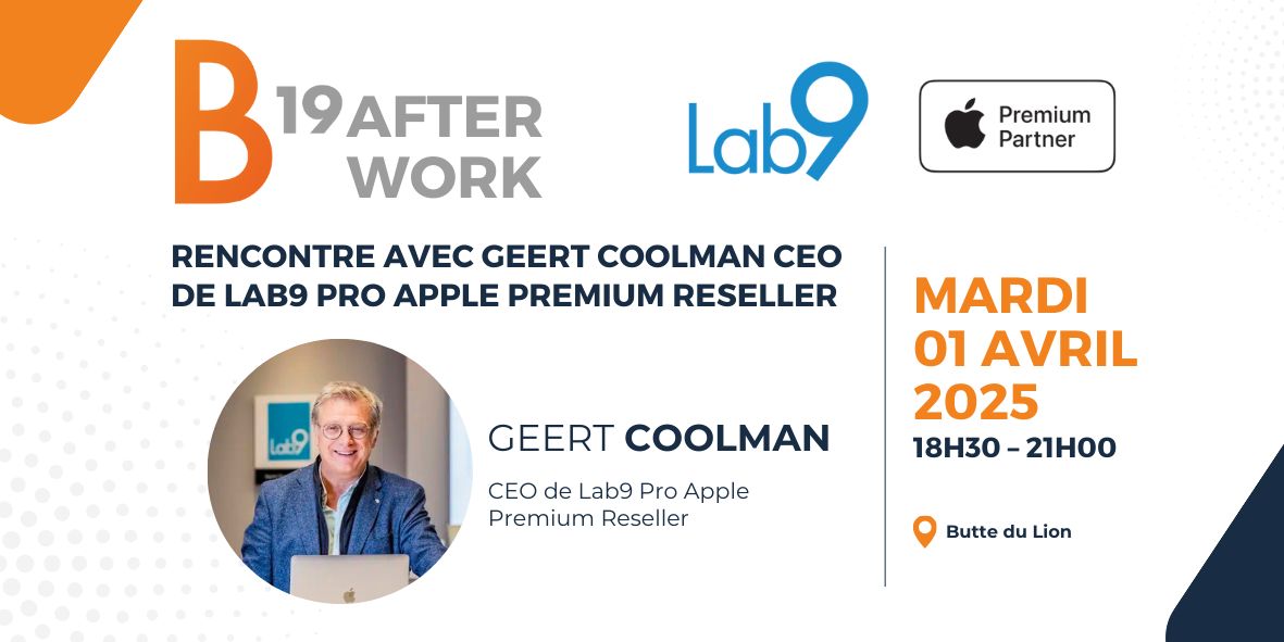 Rencontre avec Geert Coolman CEO de Lab9 Pro Apple Premium Reseller - B19