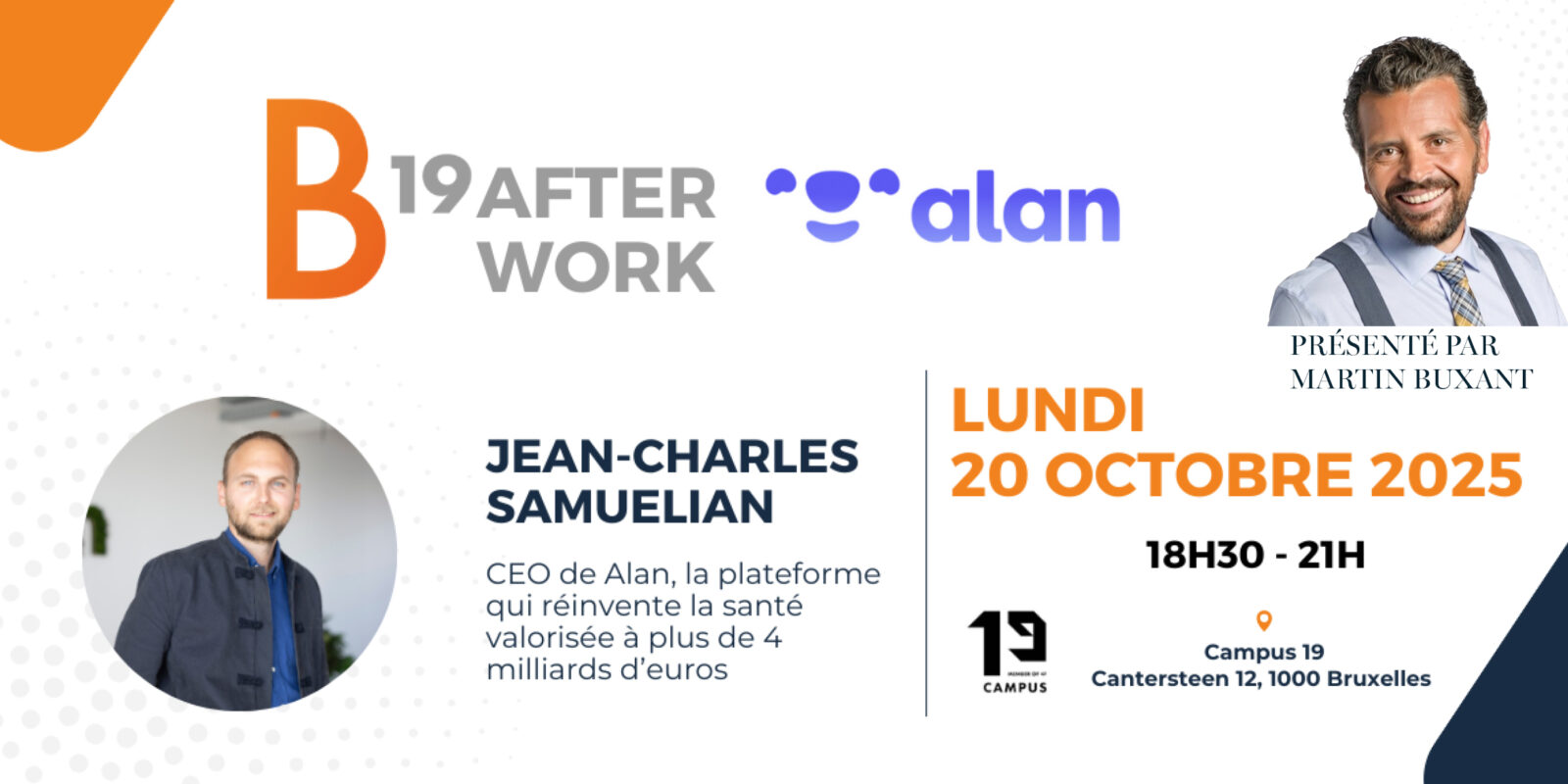 Jean-Charles Samuelian - Co-fondateur et CEO d’Alan - B19