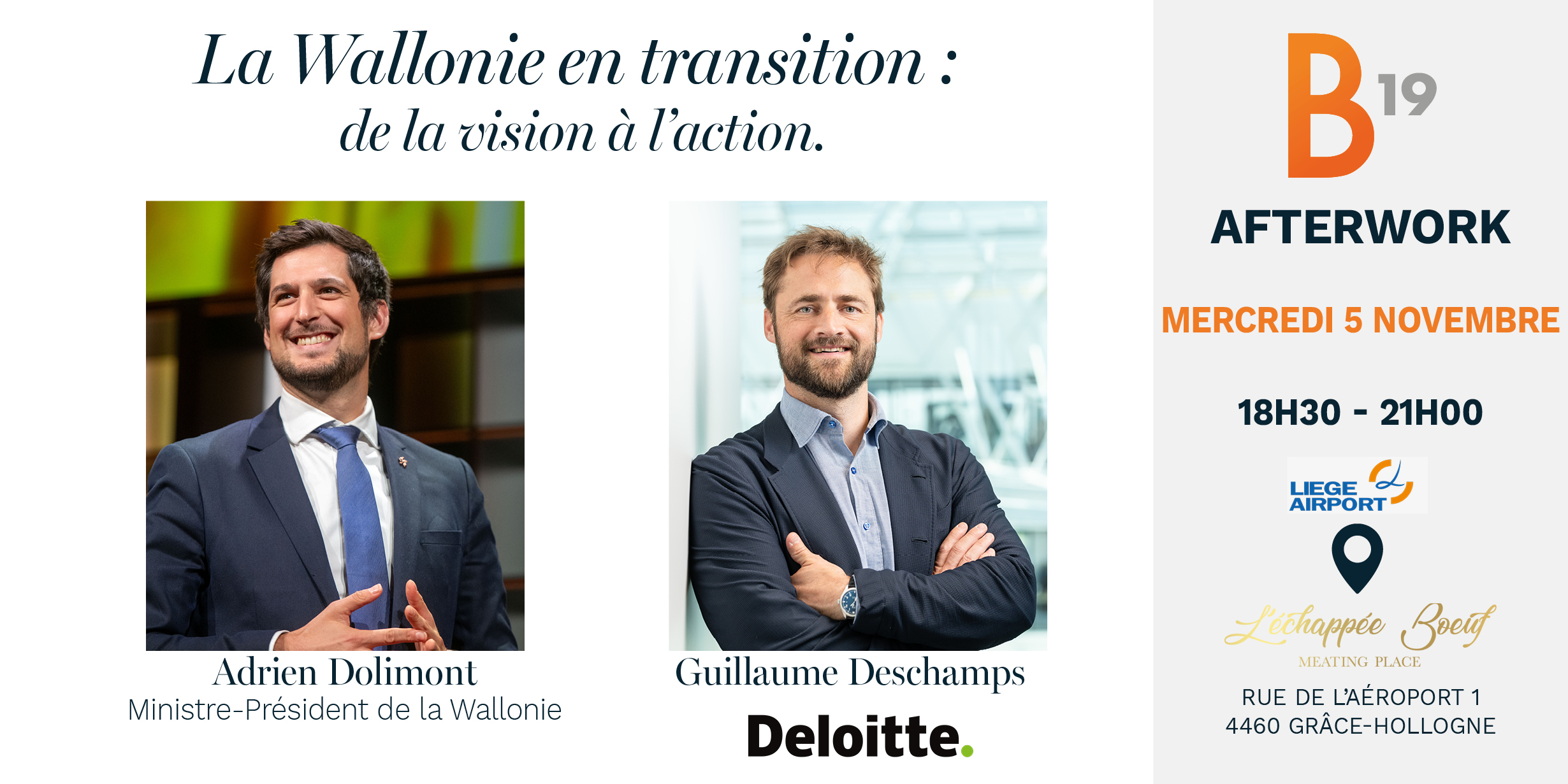 Conférence exclusive avec Deloitte à l’aéroport de Liège - B19