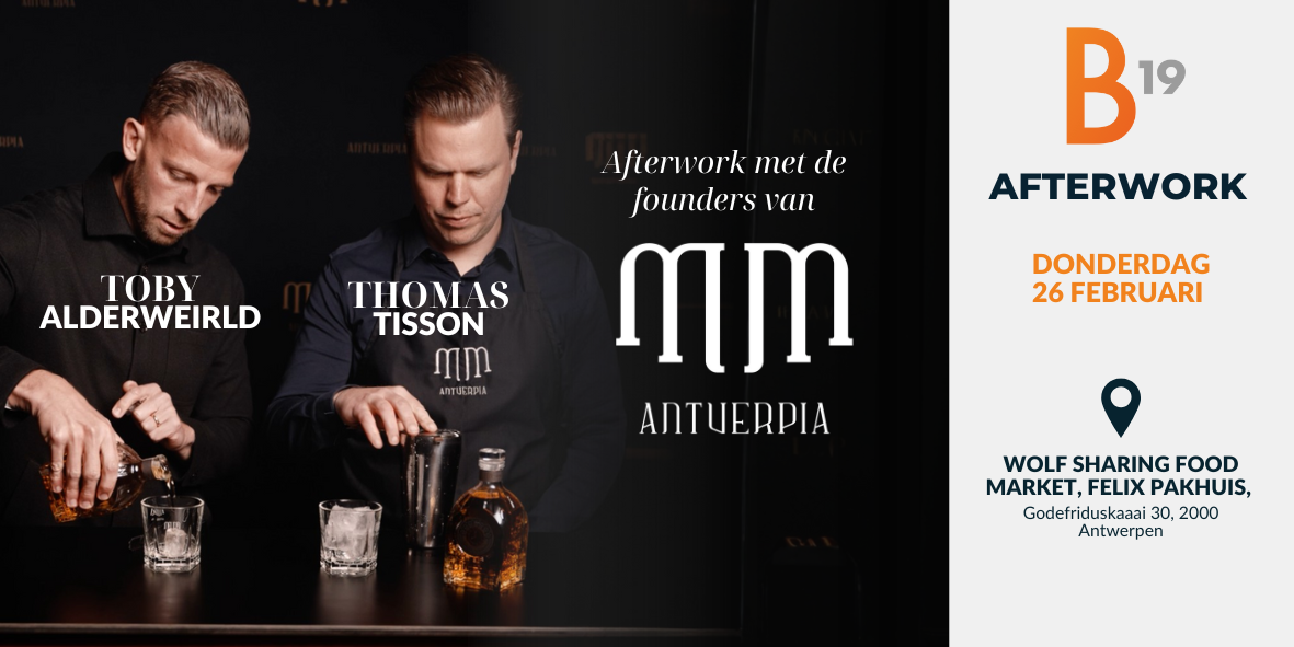 Afterwork met de founders van MM Antverpia: Toby Alderweireld & Thomas ...